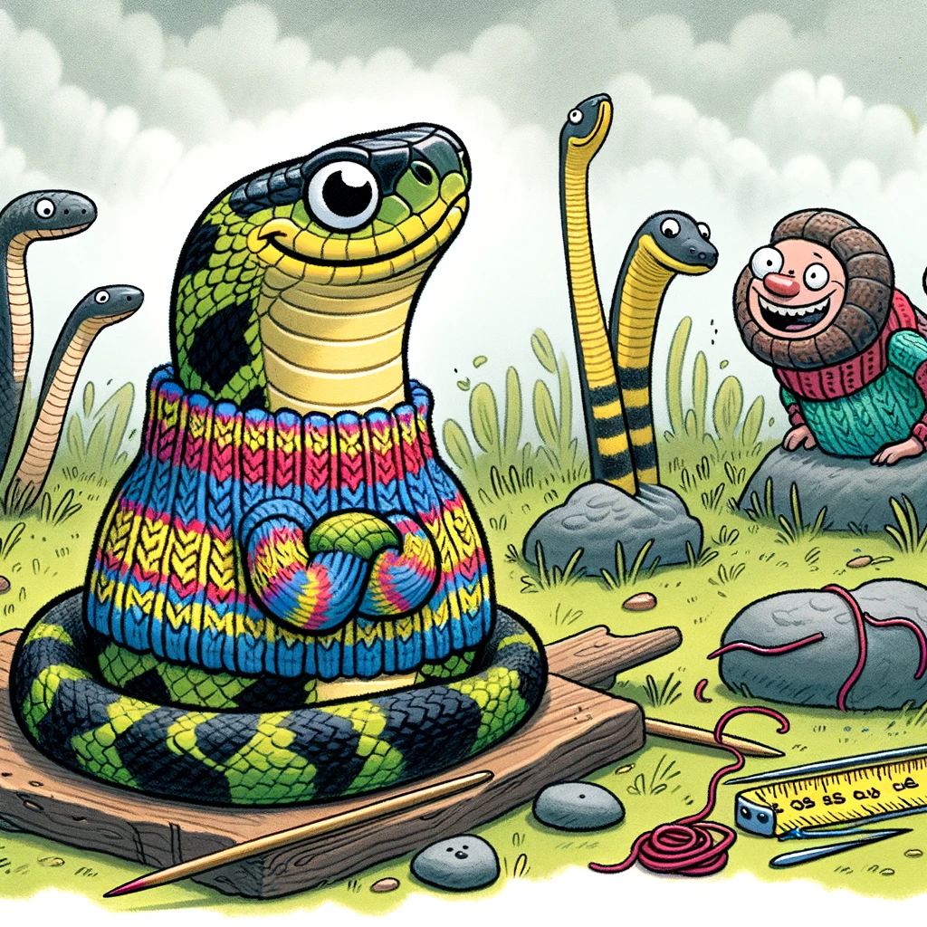 How to Knit a Sweater for Your Pet Snake – Norveilex.com