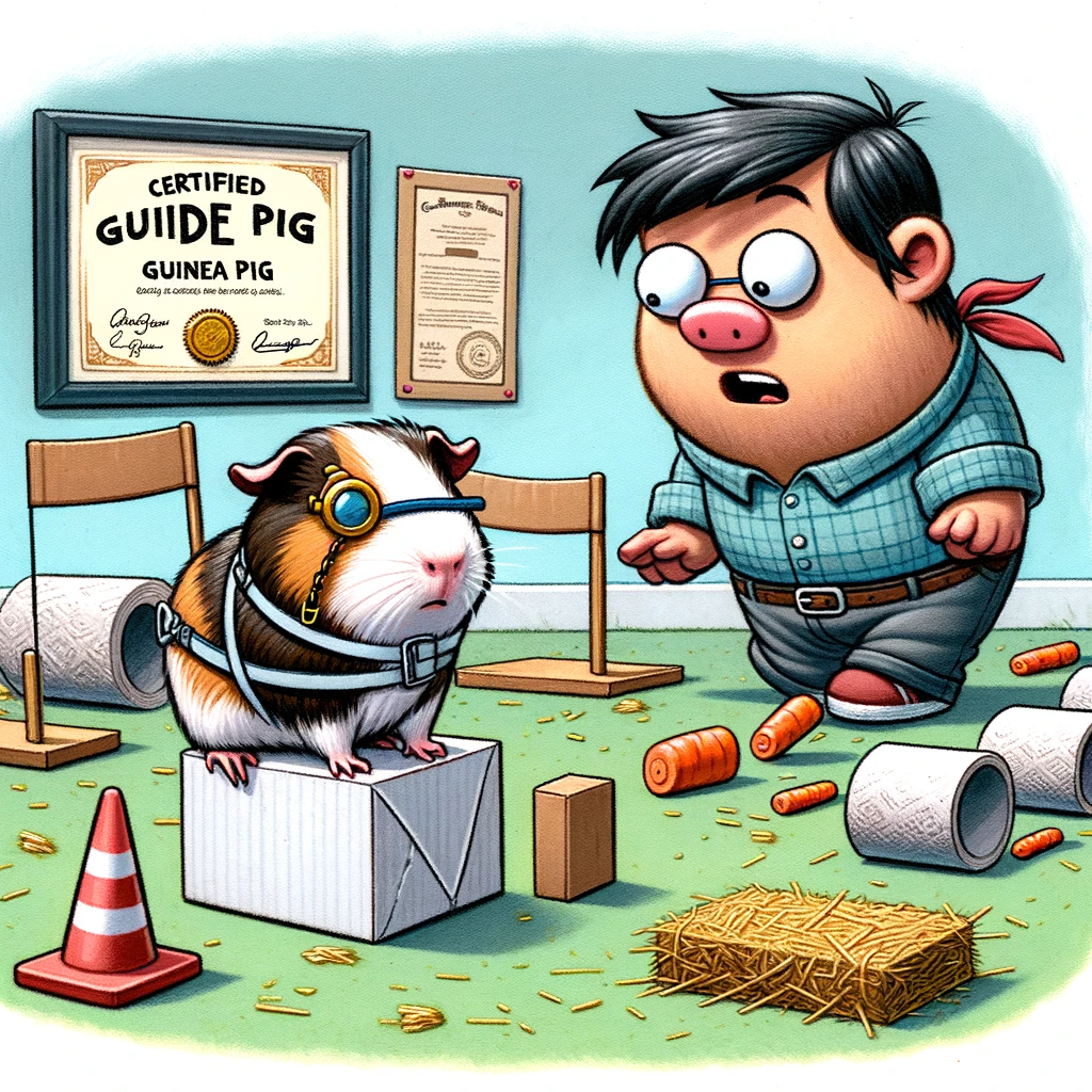 How to Train Your Guinea Pig to Be a Seeing Eye Rodent – Norveilex.com